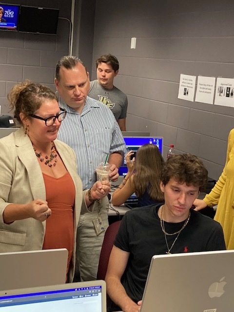 Award Winning News Producers Visit UCF Knightly News - Nicholson School ...