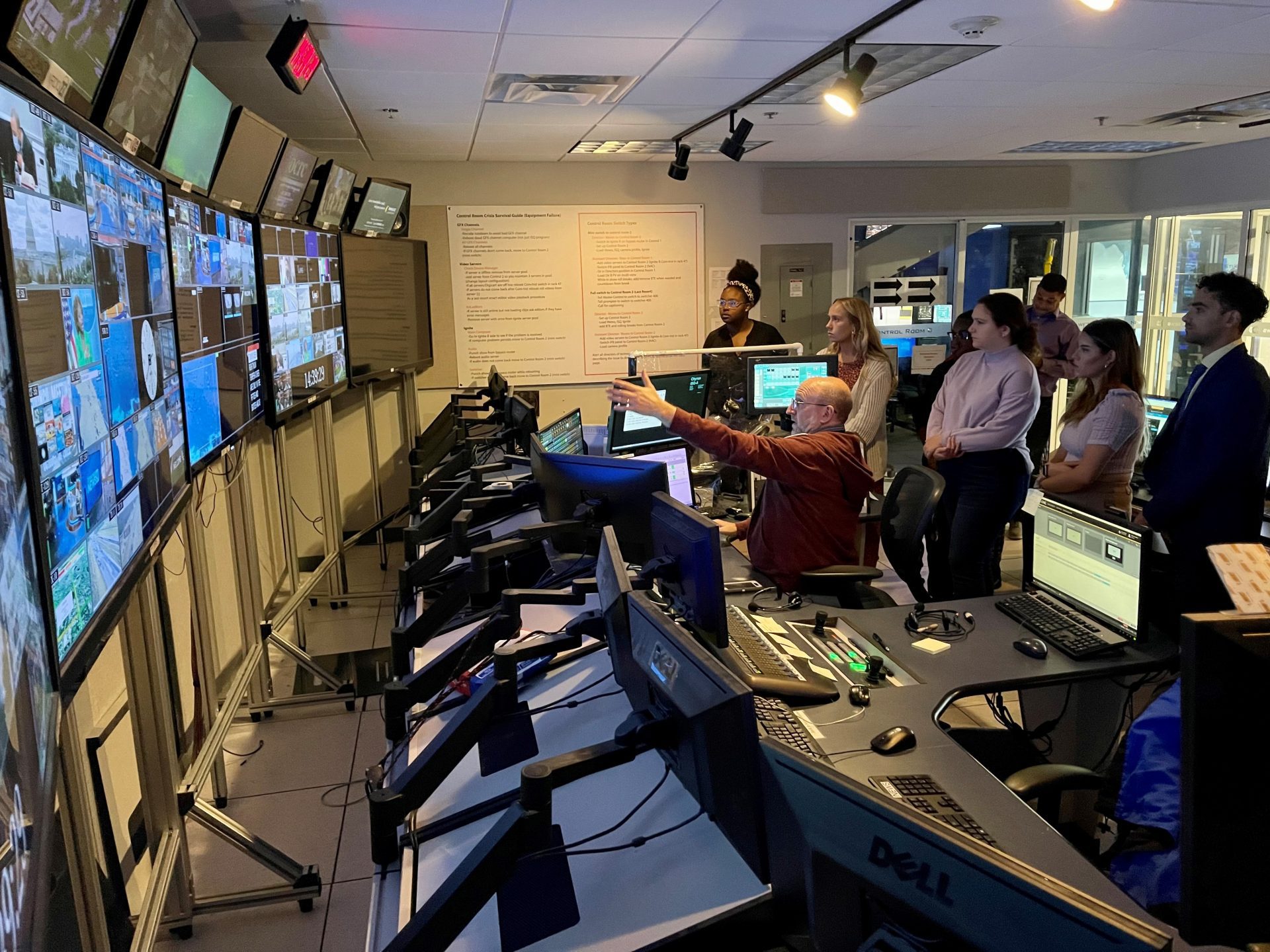 Prominent Television Station Provides Tour to Students - Nicholson ...