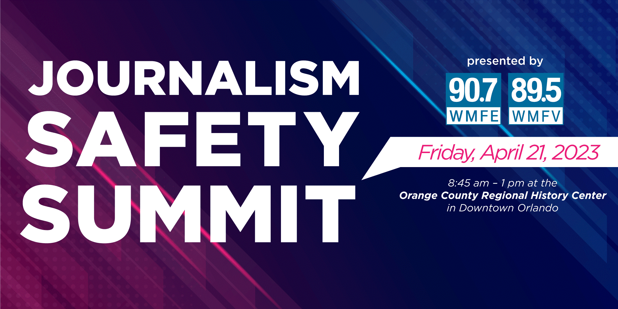 WMFE Hosts Journalism Safety Summit - Nicholson School of Communication ...